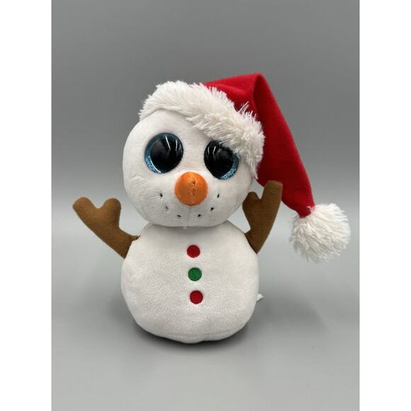 Ty | Toys | Ty Beanie Boos Scoop The Snowman Plush 6 Christmas Holiday ...